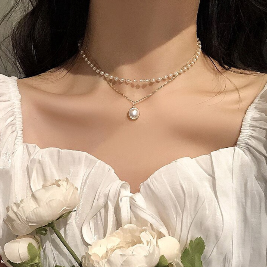 Pearl necklace shopee store