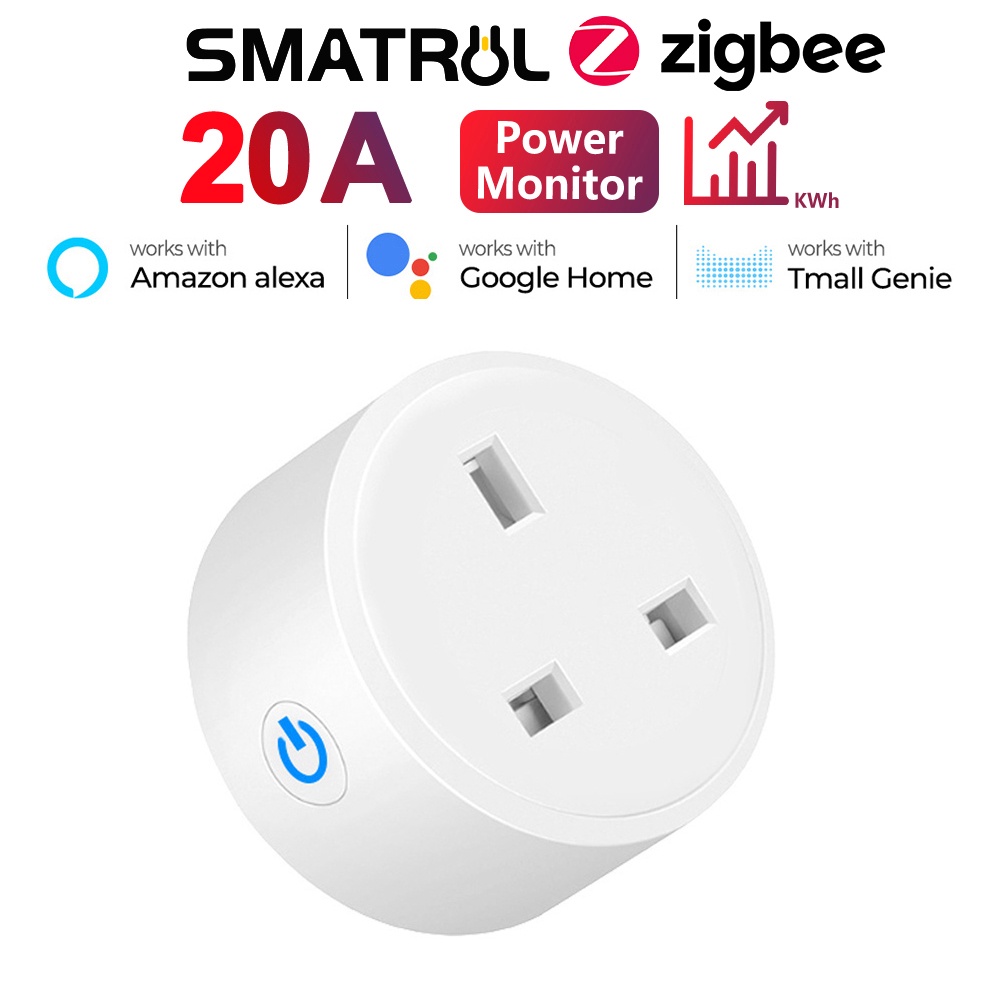 SMATRUL Tuya Zigbee 10/16/20A UK Plug WiFi Smart Socket Smart Home ... SMATRUL Tuya Zigbee 10/16/20A UK Plug WiFi Smart Socket Smart Home ...