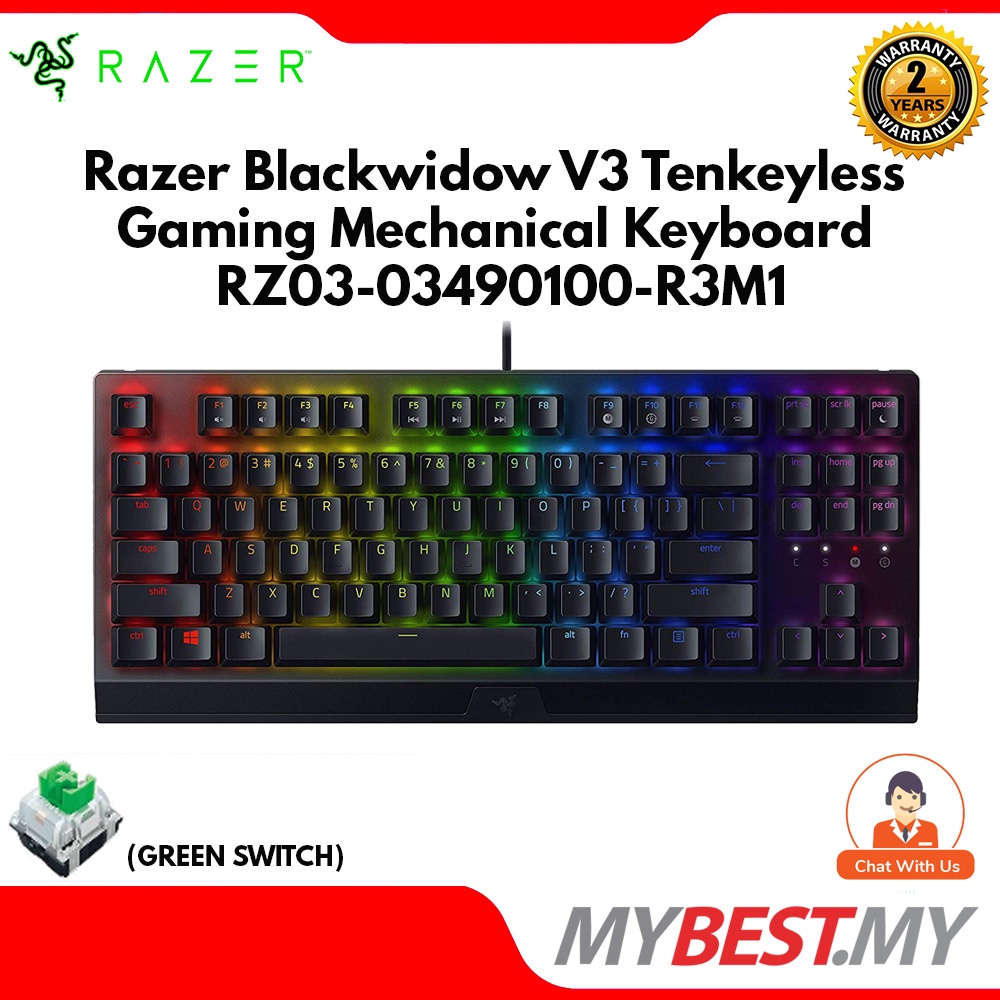 Razer BlackWidow V3 Tenkeyless Gaming Keyboard | Shopee Singapore