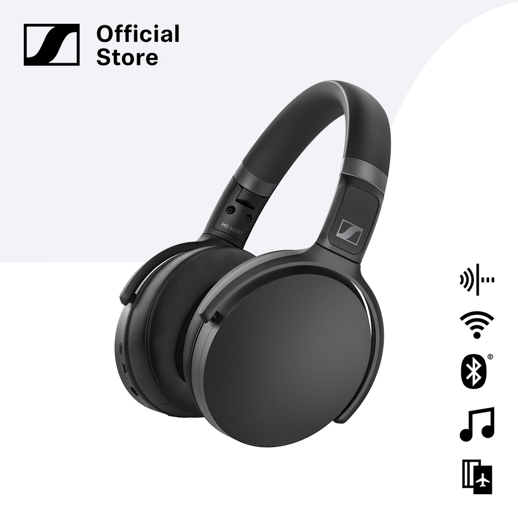 Sennheiser HD 450BT Wireless Bluetooth Headphones with ANC | Shopee Singapore