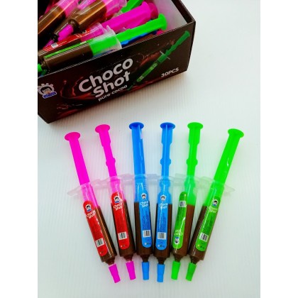 8 Pcs Choco Shot Pure Choco Injection Needle Syringe Chocolate HALAL ...