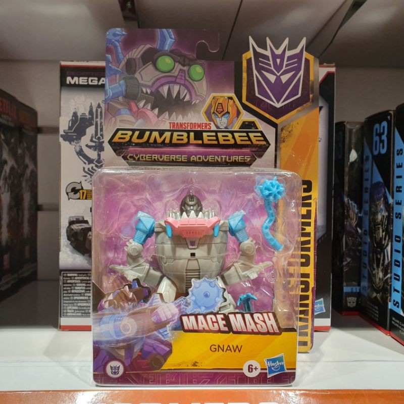 Hasbro transformers bumblebee cyberverse adventure GNAW mace smash ...