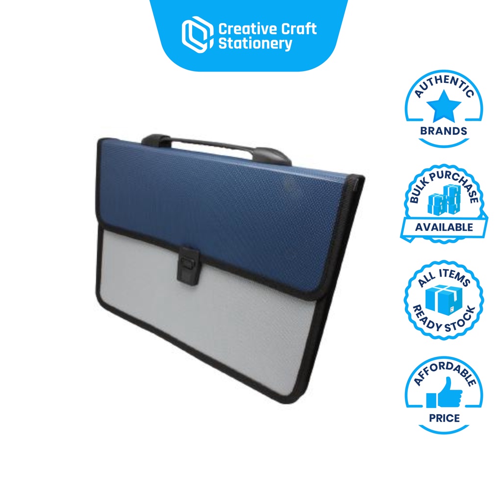 KN20Y Briefcase with Handle / Office School Document Paper Bag Holder ...