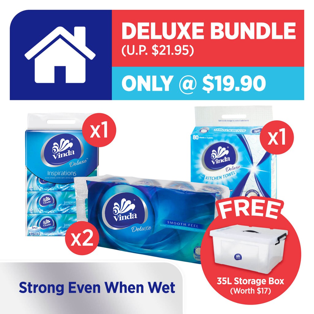 Limited Edition Vinda Deluxe Bundle Pack | Shopee Singapore