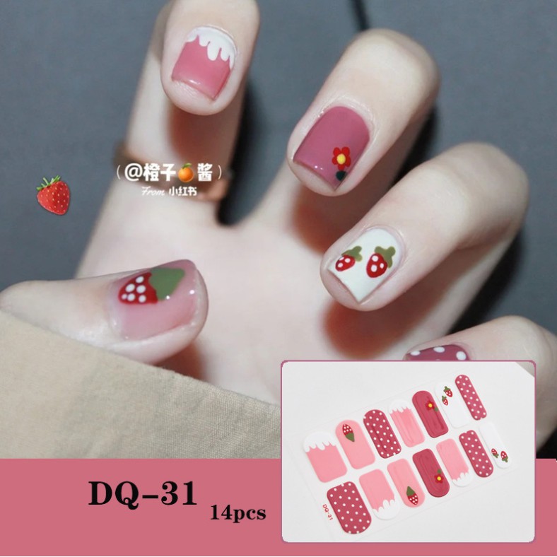 Korea 3D Nail Art Sticker gradient nail stickers Nail Beauty DQ354 -373 ...