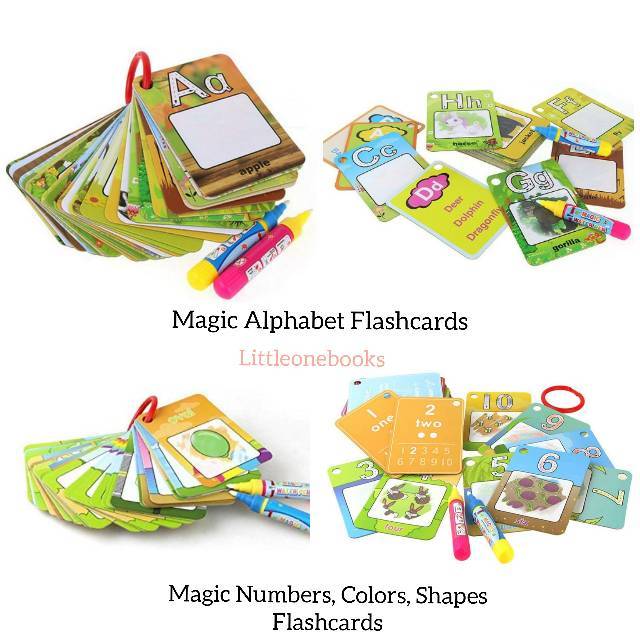 Magic ABC Flashcards/colors numbers shapes/Children's Book/flash card ...