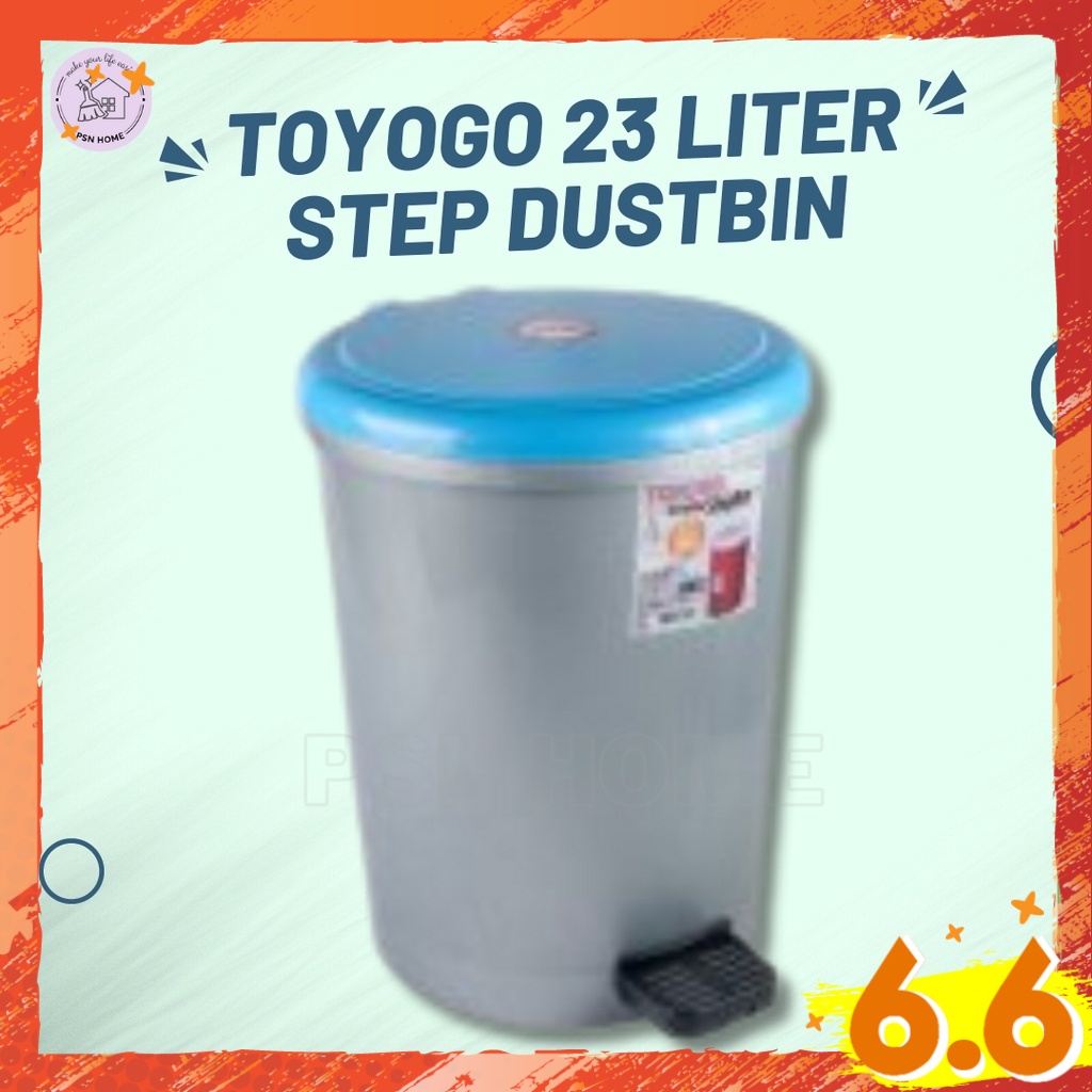 TOYOGO 23Liter Step Dustbin Big With Pail / Garbage Bin / Trash Bin ...