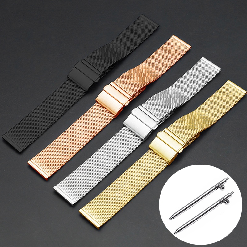 Milanese Watch Strap Stainless Steel 0.6 Mesh Watch Strap Replacement ...
