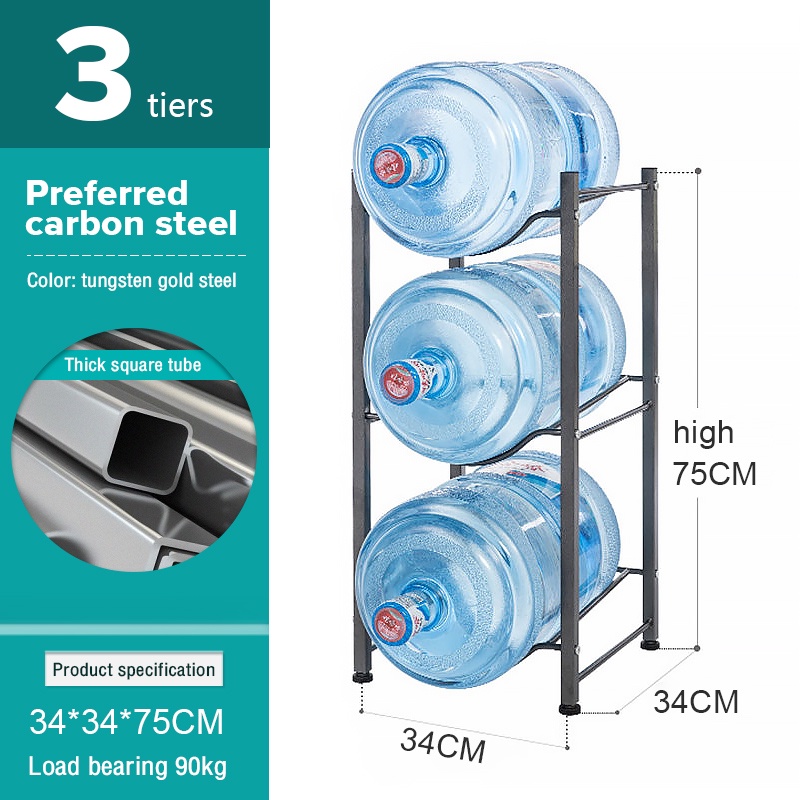NETEL Water Rack Mineral Water Dispenser Rack Stand Multi-layer Water ...