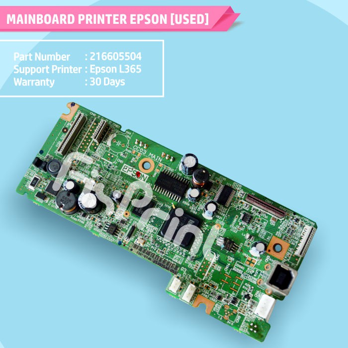 Used Epson L365 Motherboard Logic Board Printer L365 Mainboard | Shopee ...