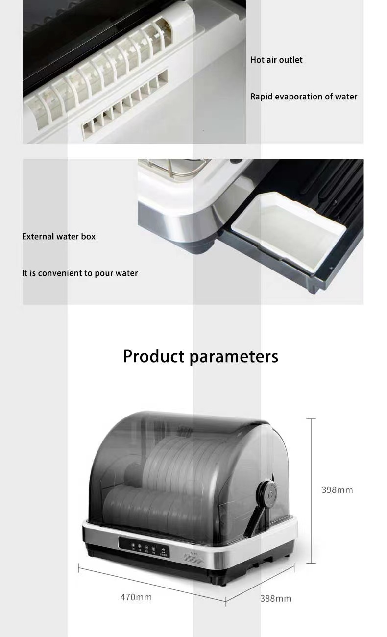 UV cabinet Electric 58L/42L Dish Sterilizer Dry Ultraviolet ...