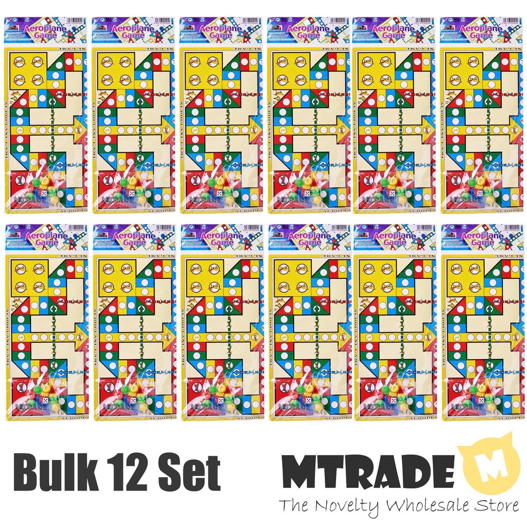 [Bulk 12 Set] Paper Ludo Aeroplane Chess Game | Shopee Singapore