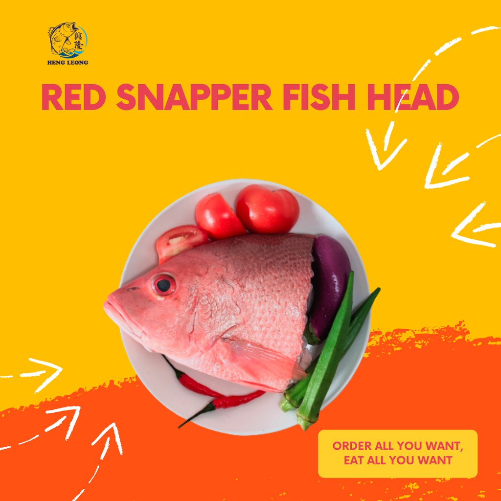 Heng Leong-Fresh Red Snapper Fish Head/红鱼头 | Shopee Singapore