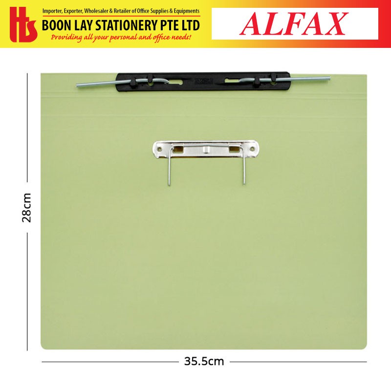 ALFAX 10P Paper Spring File + U Pin F4 | Shopee Singapore