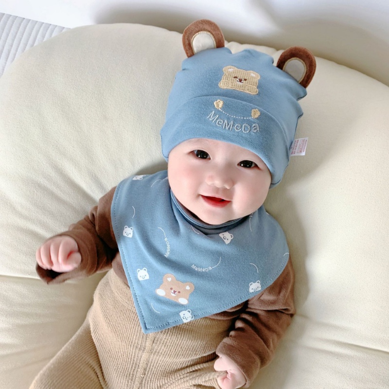 Cute Baby Hat Newborn Beanie Cotton Soft Elastic Baby Cap for Girls Boy ...