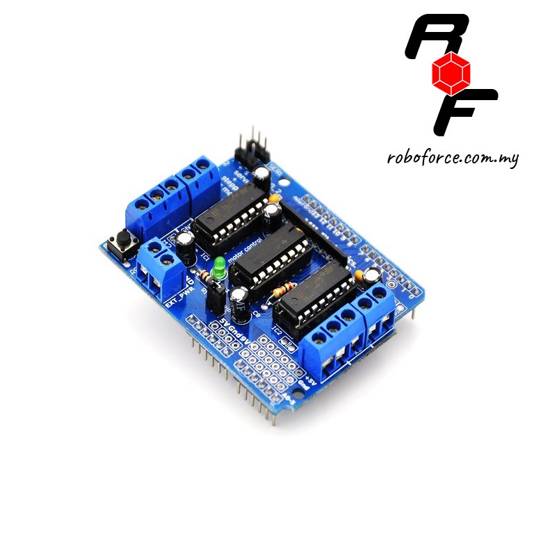 L293D Motor Driver Shield for Arduino/Raspberry Pi/ ARM/ 8051 Microcontrollers (STEM/Robotics ...