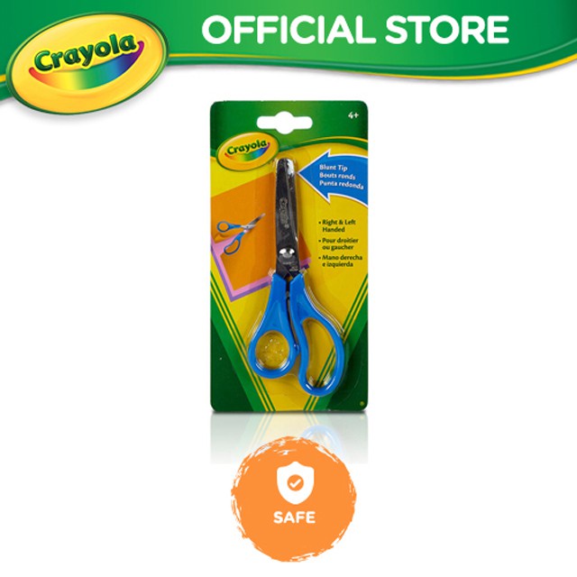 Crayola Blunt Tip Scissors Safety Cutting Tool Art Tool For Kids Age 3 ...