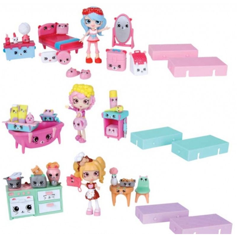 shopkins mini packs & happy places home collection | Shopee Singapore