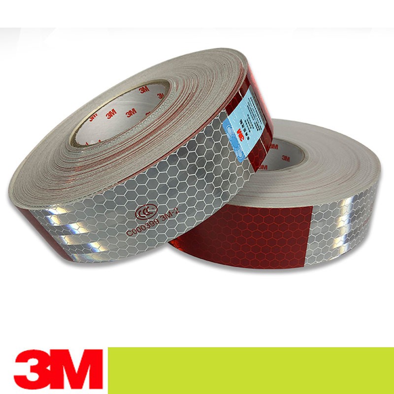 3M 933 Reflective Sticker Tape Annual Inspection Sticker Warning Car ...
