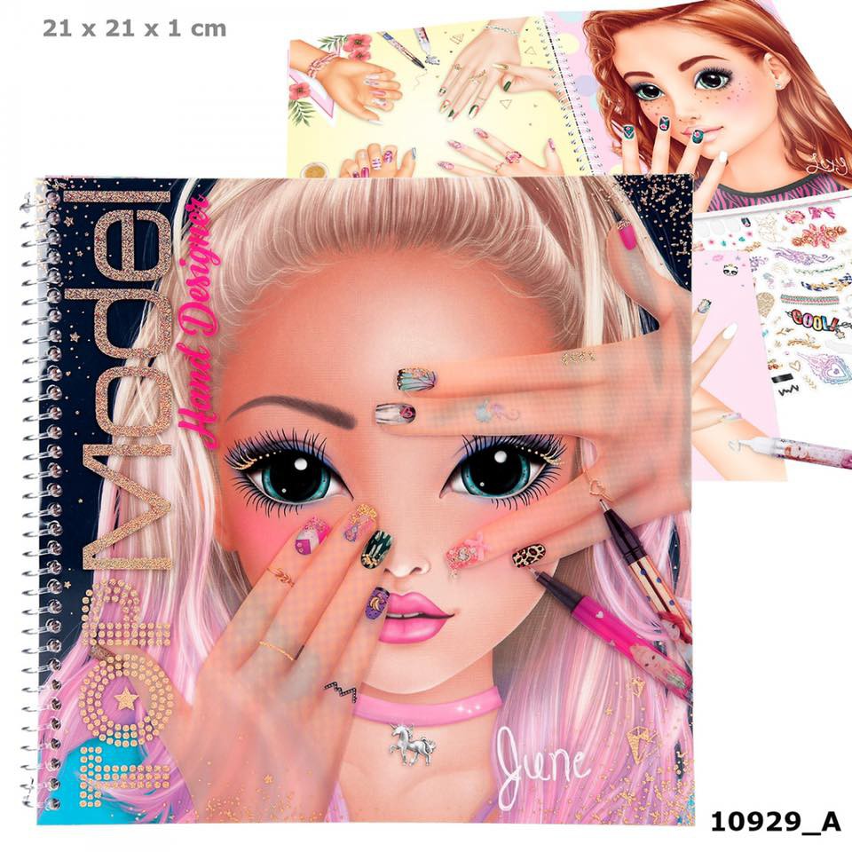 TOPmodel Create Your Hand-Design Colouring Book. | Shopee Singapore