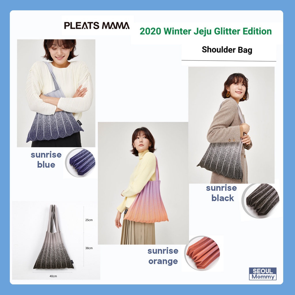 [pleats Mama] shoulder bag Jeju glitter edition Korean Lady 100% off ...