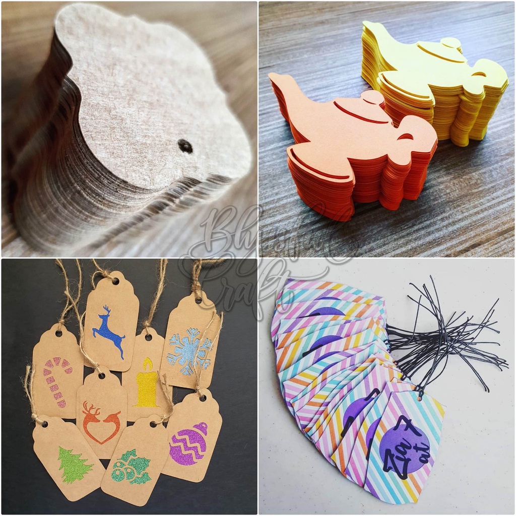 Blank Gift Tags | Tags | Kraft Paper Tags | Hang Tags | Thick Tags ...