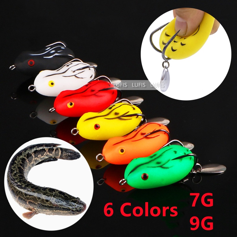 4.5cm/7g 5cm/12g Soft Frog Fishing Lure Modified Lure Bait Bionic Frog ...
