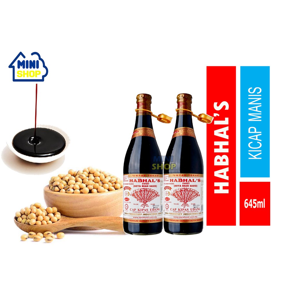 HABHALS KICAP MANIS CAP KIPAS UDANG SOYA BEAN SAUCE 645ML | Shopee ...