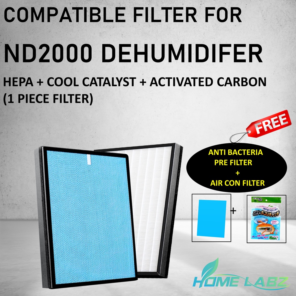 ND2000 ND 2000 Dehumidifer Compatible Filter- Homelabz | Shopee Singapore
