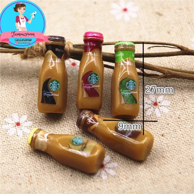 1:12 Scale frappucino miniature - starbucks miniature - starbucks drink ...