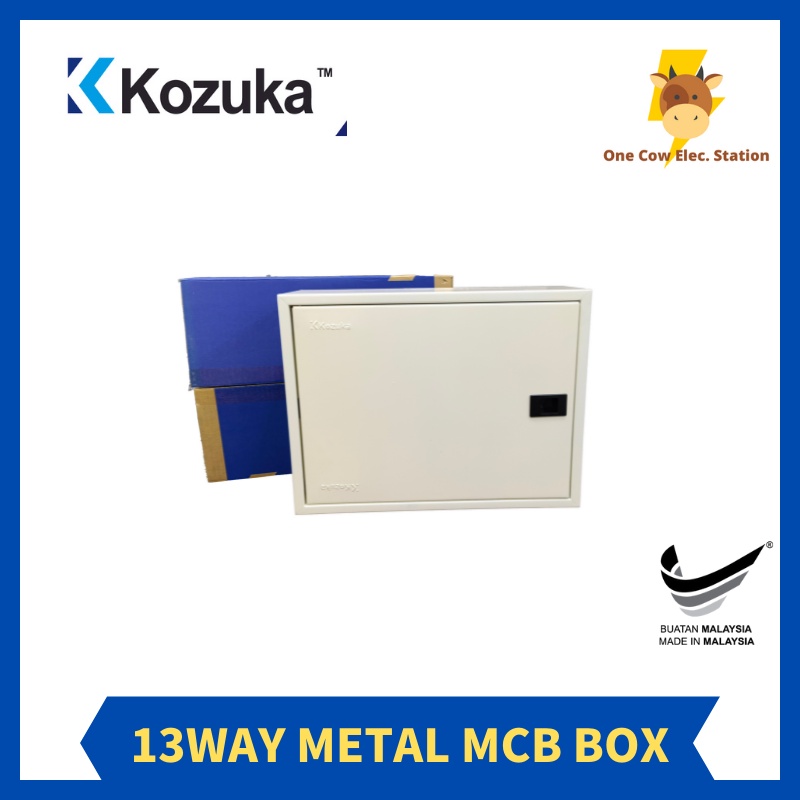 KOZUKA KU-113/13 13WAY METAL CLAD MCB BOX DB BOX BOX BESI | Shopee ...