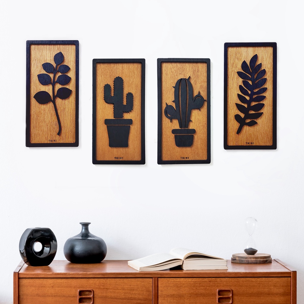 KAYU HIASAN DINDING Wall Decoration Wooden Wall Decor Aesthetic Wall ...