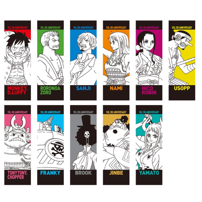 [White Toei Sticker] Ichiban Kuji One Piece Vol.100 Anniversary Prize M ...