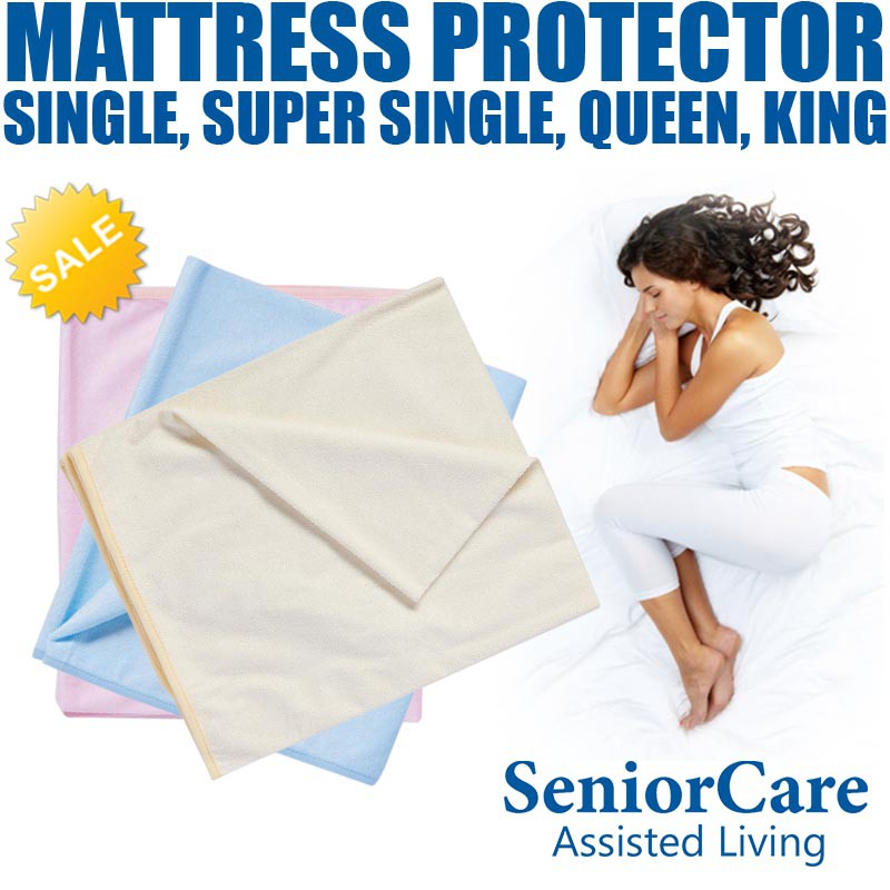 [READY STOCK] Waterproof Mattress Washable Bed Sheet Protector Pad ...