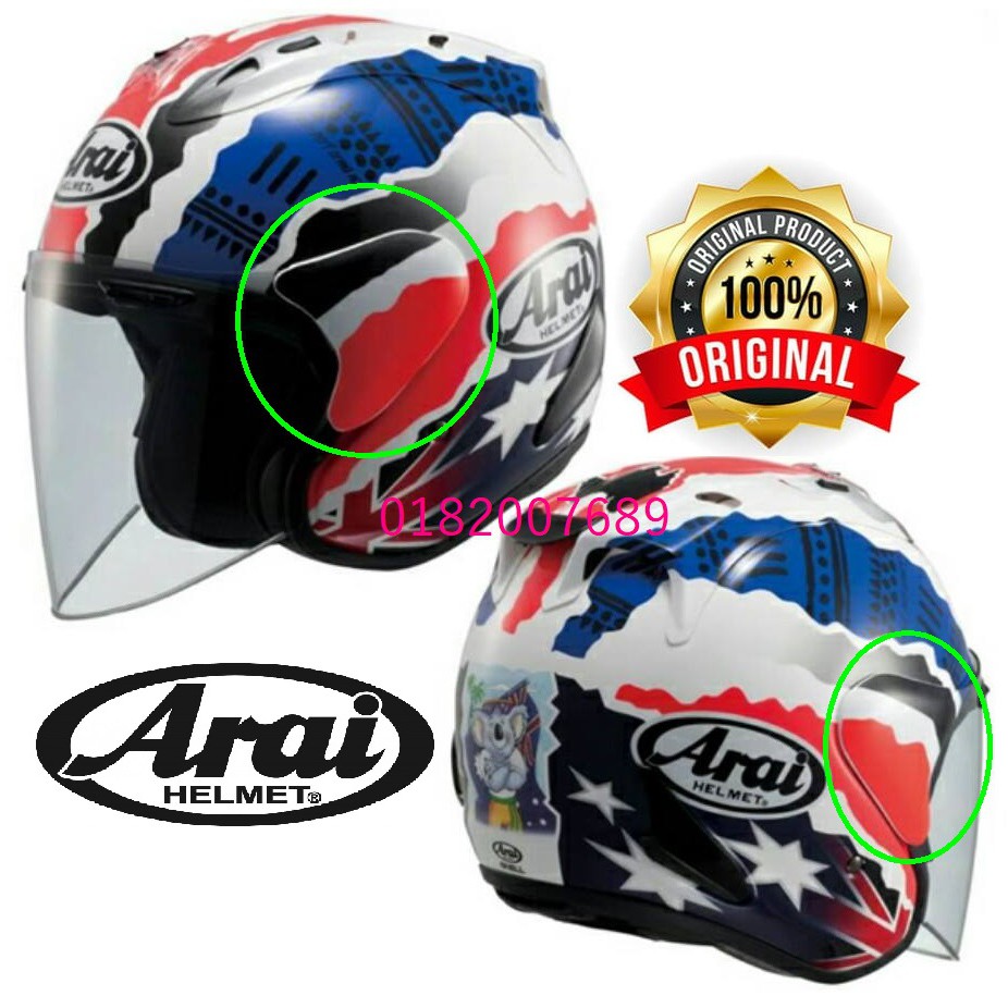 % Japan Arai Earlid / Side Cover / Side Cap Doohan MZ | Shopee Singapore