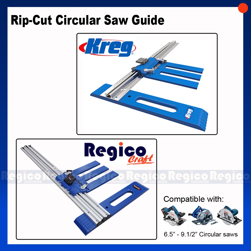 Kreg Regicocraft Rip-Cut Circular Saw Guide Regico Hardware | Shopee ...
