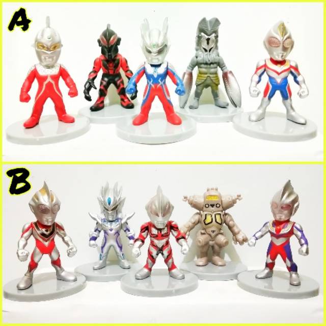 Ultraman CHIBI contains 5 - Tokusatsu Ultra Man Kaiju Miniature Action ...