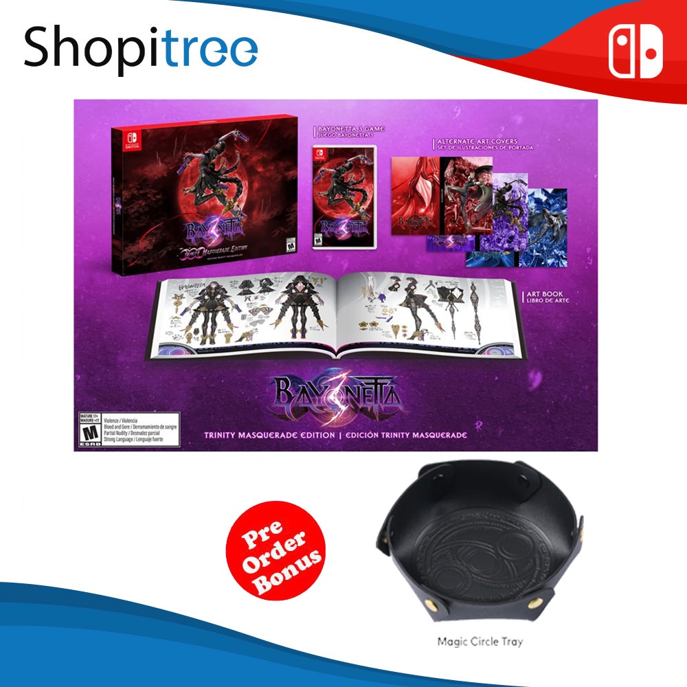 Nintendo Switch Bayonetta 3 Trinity Masquerade Edition [Pre-Order ...