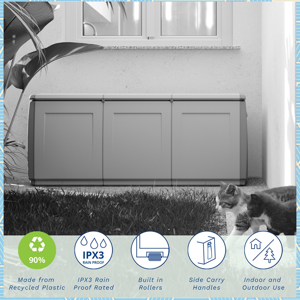 TERRY Outdoor Storage Box In&Out 140 / Water Resistant Container ...