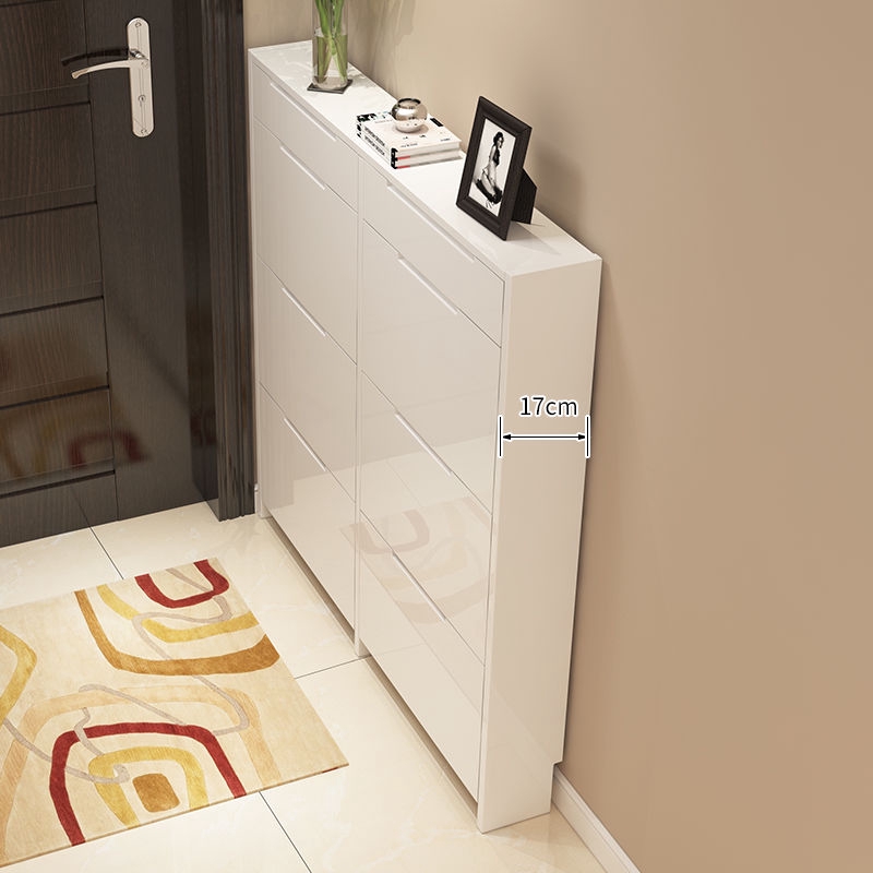 Tipper shoe cabinet porch cabinet ultra-thin simple modern door-to-door storage shoe cabinet ...