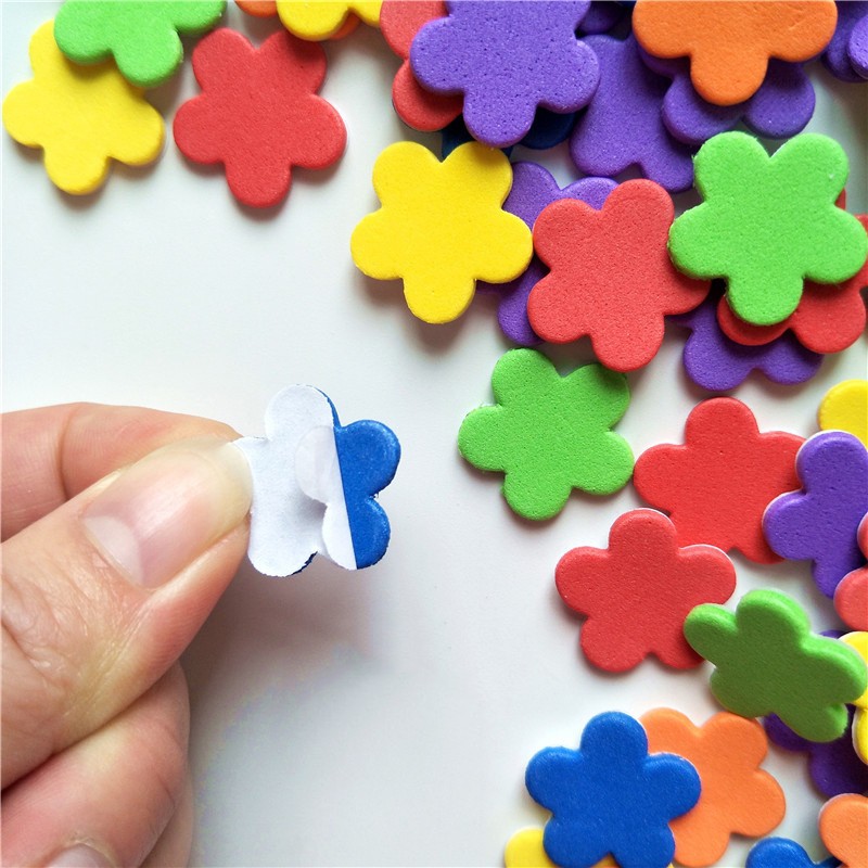 Foam EVA Stickers Self-Adhesive Geometry Puzzle Children Education DIY ...