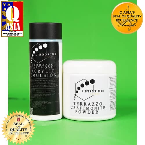 Jesmonite Terrazzo CRAFTMONITE 1kg Set Jesmonite (Eco Friendly Water ...