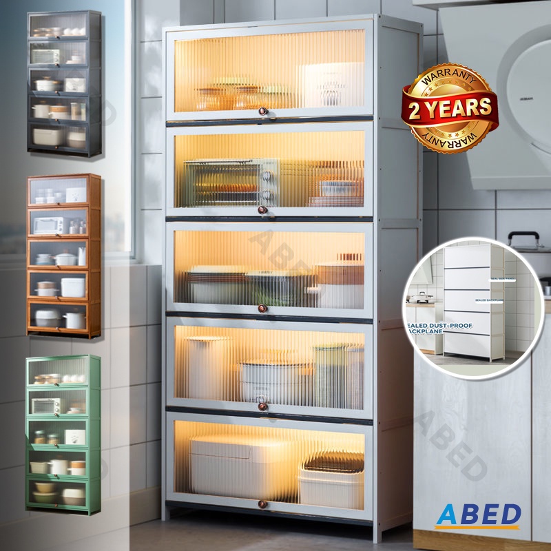 GUJIA Kitchen Cabinet Storage Cabinet Multi-layer Floor Shelf ...