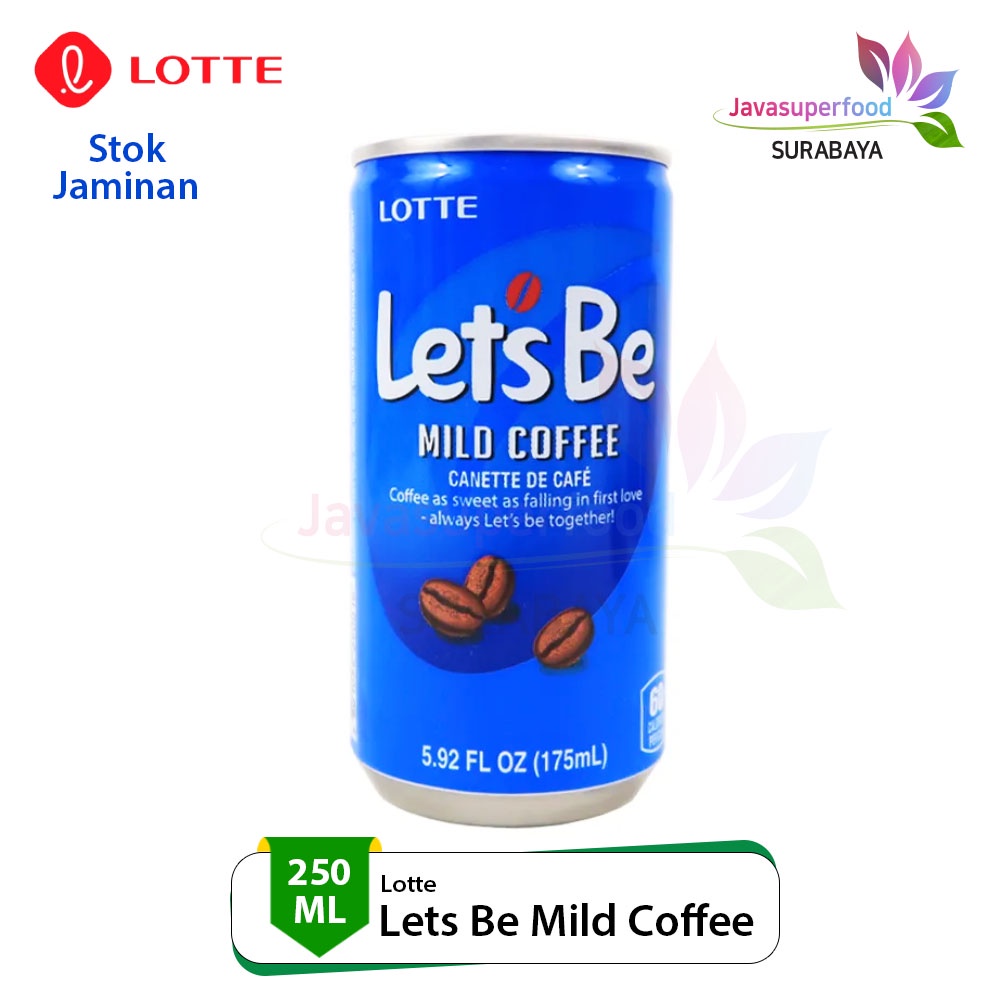 Lotte Let's Be Mild Coffee 175 ml/Original Korean Milk Coffee | Shopee ...