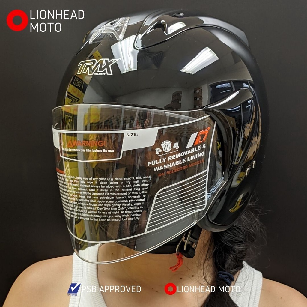TRAX HELMETS TR03ZR PSB APPROVED | Shopee Singapore