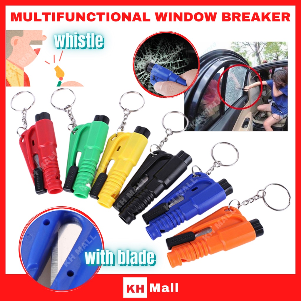 window breaker/Mini Emergency Safety Hammer 2 in 1 Car Rescue Tool Car ...