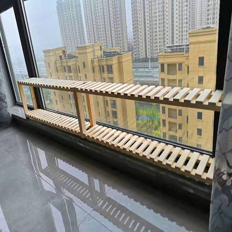 Small Flower Stand Multi-Layer Narrow Single Floor-StandingSolid Wood ...