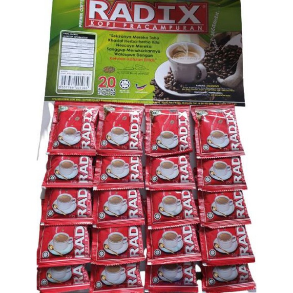 Radix HPA Coffee 20 packs (1 board) | Shopee Singapore