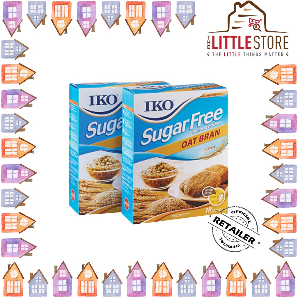 [Oat Biscuits Bundle of 4 Boxes] IKO Sugar Free Oat Cracker 178g [New ...