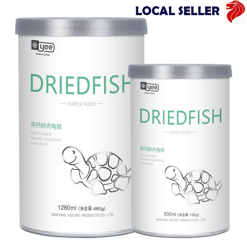 YEE Dried Fish Turtle Food, Multi-Mix Aquarium Food Semi-Aquatic Turtle ...